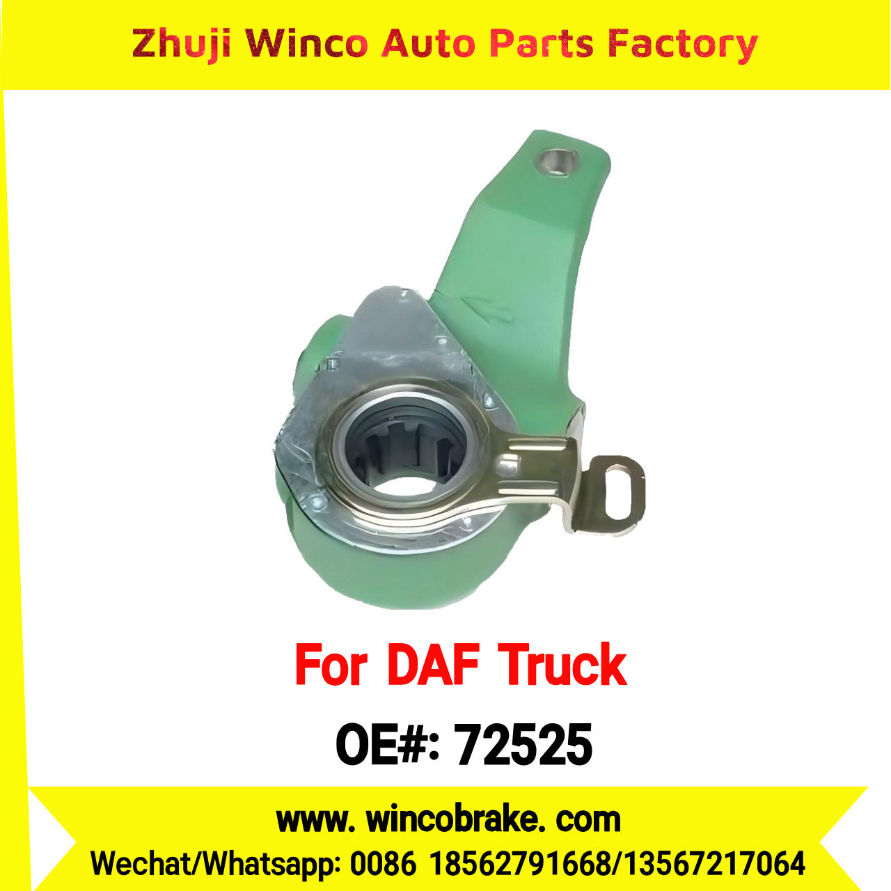 Winco OEM 72525 Automatic Slack Adjuster OEM 0159558 TO FIT DAF Truck ...