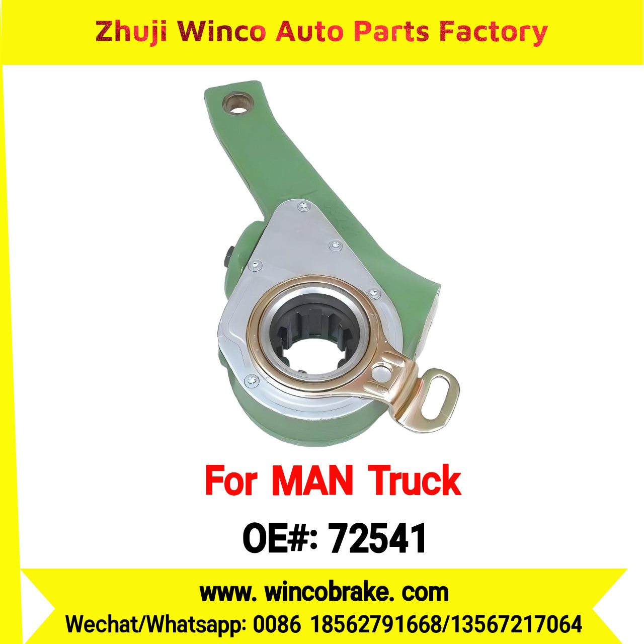 Winco OEM 72541 Automatic Slack Adjuster OEM 0159592 TO FIT DAF Truck ...